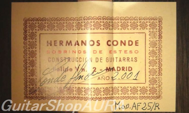 Conde Hermanos｜AURA Guitar Catalog